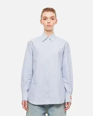 GOLDEN GOOSE Boyfriend Shirt Striped Oxford Cotton - Multicolor