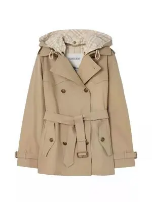 Burberry Hooded Coats For Women