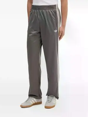Adidas Firebird Stripe-detail Track Pants - Grey