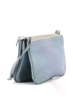 Celine Trio Leather Small Crossbody Bag - Grey