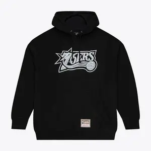 Mitchell & Ness Philadelphia 76ers Chrome Logo Hoodie By