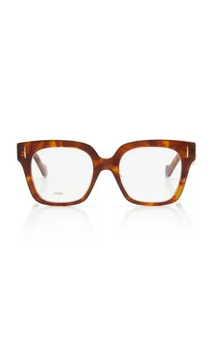 Loewe Anagram Square-frame Acetate Optical Glasses - Brown