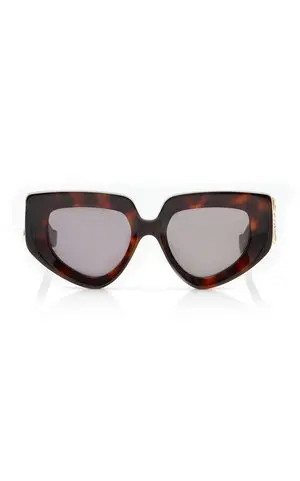 Loewe Anagram Square-frame Sunglasses - Brown