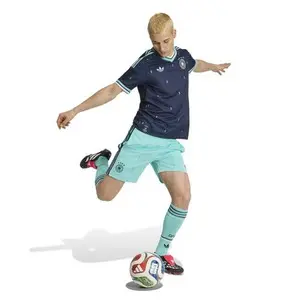 Adidas Germany National Team 2026 Away Replica Shorts By - Turquoise