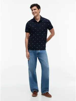 Tommy Hilfiger Regular Fit Allover Star Print Polo
