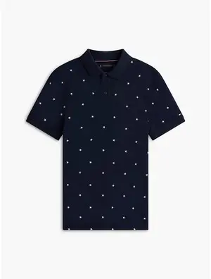 Tommy Hilfiger Regular Fit Allover Star Print Polo