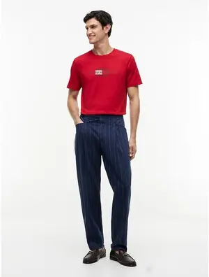 Tommy Hilfiger Tommy Script Flag Logo T-shirt