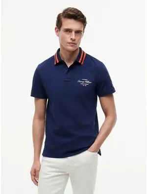 Tommy Hilfiger Regular Fit Tipped Jersey Polo