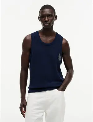 Tommy Hilfiger Relaxed Fit Knit Tank Top