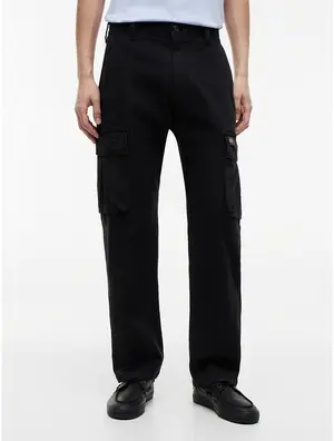 Tommy Hilfiger Straight Cargo Pant - Black
