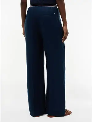 Tommy Hilfiger Straight Linen Pull-on Pants