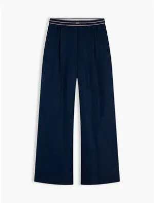 Tommy Hilfiger Straight Linen Pull-on Pants