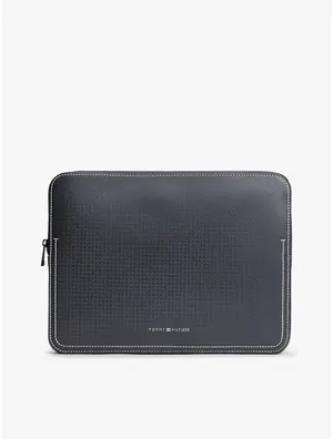 Tommy Hilfiger Allover Flag Logo Laptop Pouch