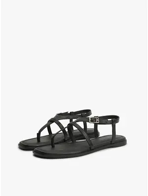 Tommy Hilfiger Buckled Leather Sandal