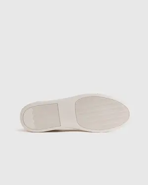 Quince Italian Calfskin Suede Slip-on Sneakers