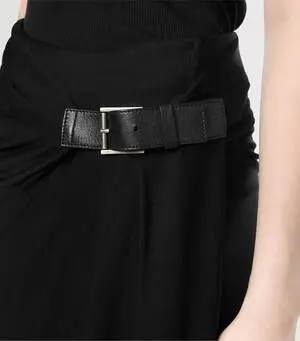 TOM FORD Crepe Jersey Midi Wrap Skirt