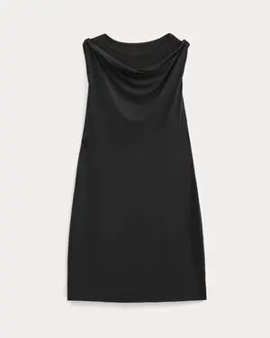 Everlane Cowl Neck Mini Dress - Black