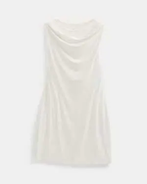 Everlane Cowl Neck Mini Dress - Bone