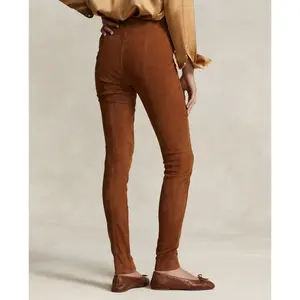 Ralph Lauren Lambskin Suede Pant