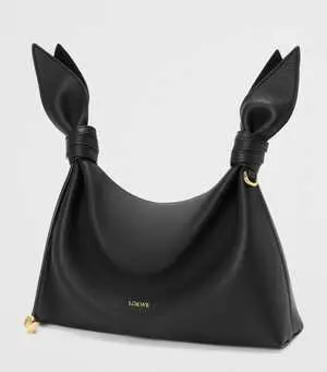 Loewe Mini Leather Shoulder Bag - Black