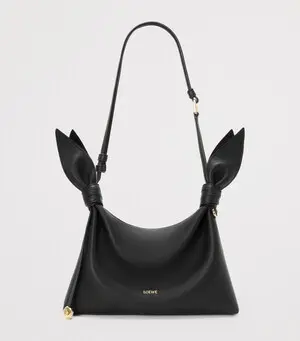 Loewe Mini Leather Shoulder Bag - Black