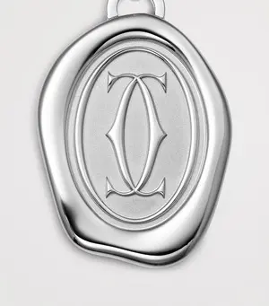 Cartier Wax Seal Motif Stainless Steel Keyring