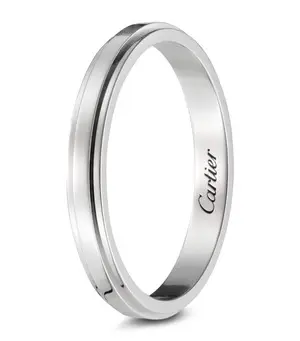 Cartier Platinum D'amour Wedding Band - Silver