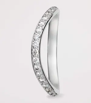 Cartier Platinum And Diamond Trinity Ruban Wedding Band