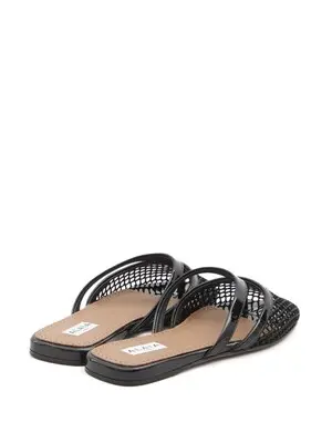 Alaïa Fishnet Thong Sandals