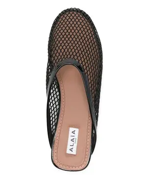 Alaïa Fishnet Slippers