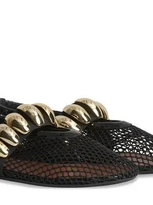 Alaïa Fishtnet Ballet Flats