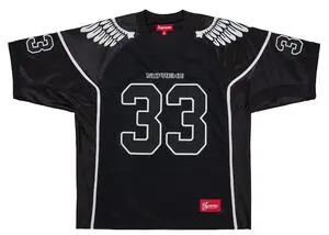 Supreme Wings Football Jersey - Black