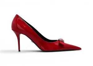 Versace 85mm Ribbon Pumps Lipstick - Red