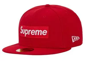 Supreme Rings Box Logo New Era 59fifty Fitted Hat - Red