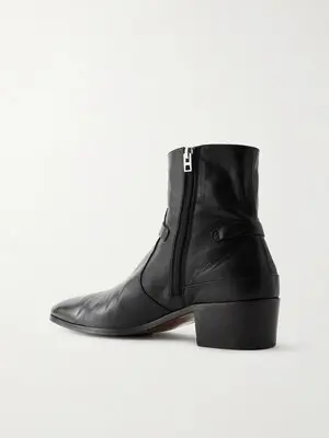 TOM FORD Clint Embellished Leather Boots