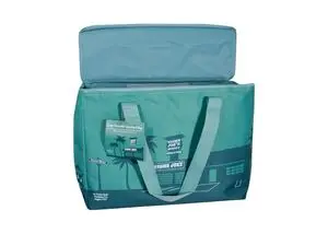 TRADER JOE'S Dusty Blue Large Insulated Bag - Multicolor