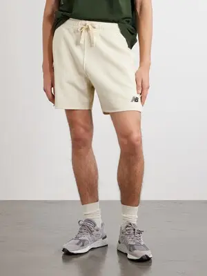 Stone Island New Balance Cotton-jersey Drawstring Shorts