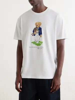 Polo Ralph Lauren Wimbledon Logo-print Cotton-jersey T-shirt