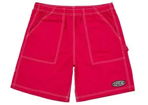 Supreme Nylon Painter Short - Red