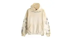 Balenciaga Large Fit Hoodie Sweatshirt - Ivory