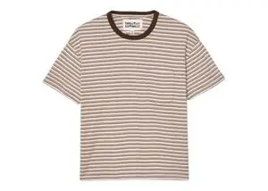 BAD BUNNY X Zara Cropped Striped T-shirt - Pinks