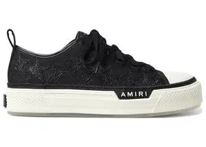 Amiri Stars Court Low Glitter - Black