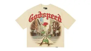 GODSPEED Concrete Rose T-shirt - Bone