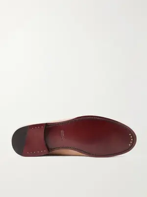 MORJAS Suede Penny Loafers