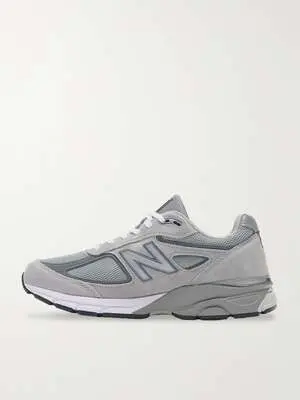 NEW BALANCE 990v4 Suede And Mesh Sneakers
