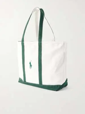 Polo Ralph Lauren Wimbledon Embroidered Cotton Tote Bag