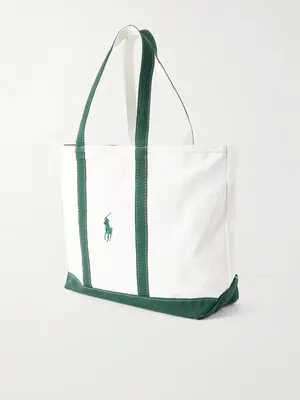 Polo Ralph Lauren Wimbledon Embroidered Cotton Tote Bag