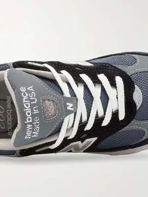 NEW BALANCE 993 Suede And Mesh Sneakers