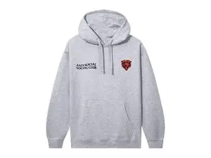 ANTI SOCIAL SOCIAL CLUB X Chicago Bears Team Hoodie - Grey