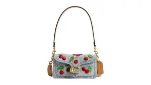 COACH Tabby Shoulder Bag 20 With Cherry Embroidery